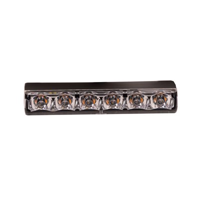 PROSIGNAL - ED6 - 6 LED GRILL MOUNT SLIM - AMBER / WHITE