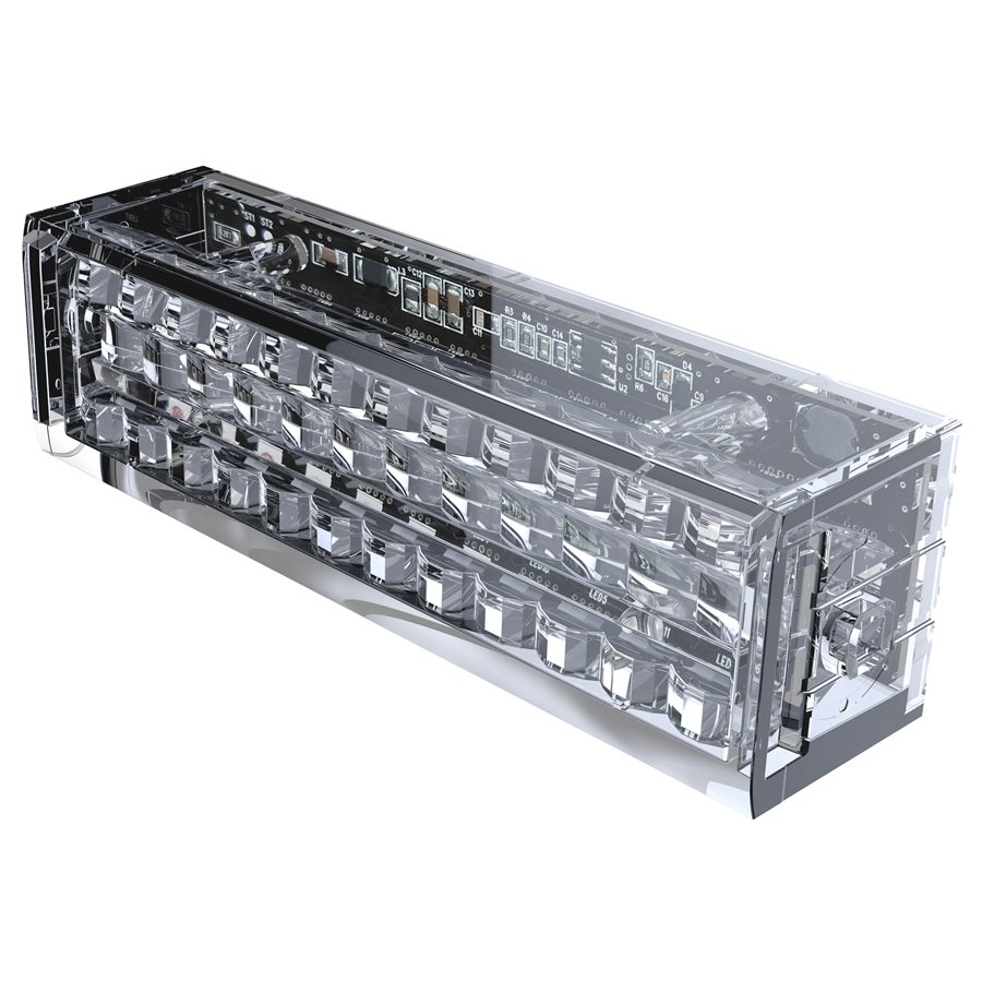 PROSIGNAL - HORIZON FLÈCHE À DÉFILEMENT 6 MODULES DEL 25.6" - AMBRE