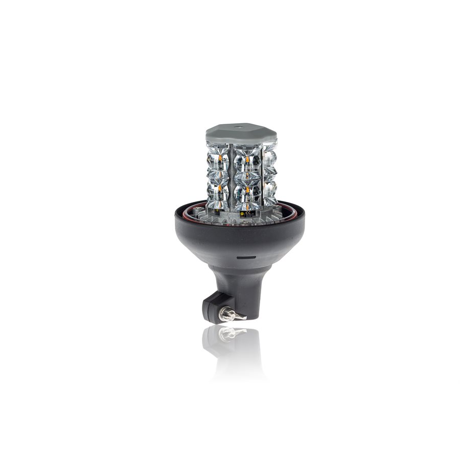 PROSIGNAL - BEACON B14 - 10-LED DIN-POLE - AMBER